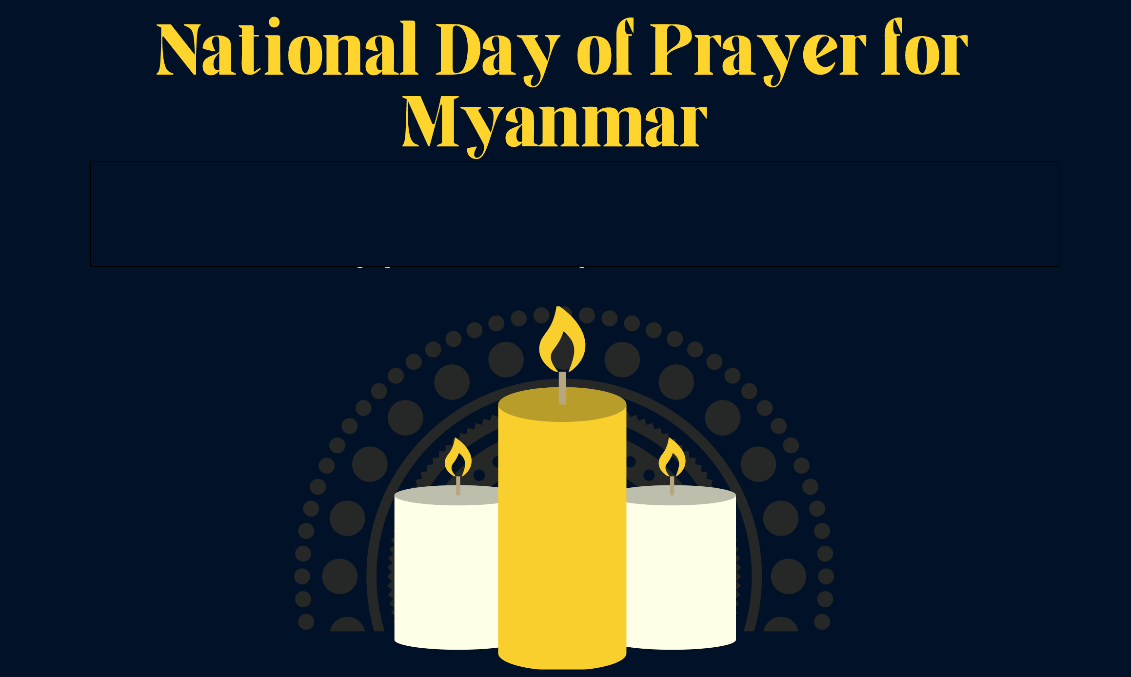 A Day of Prayer for Myanmar - Uniting Church Australia